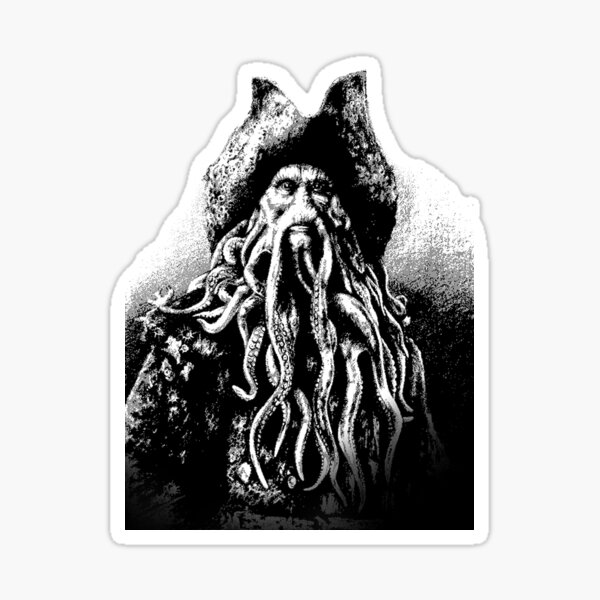 "Davy Jones" Sticker for Sale by Givic55 | Redbubble