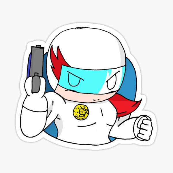 "Acid Hail: The Fireman of Neptune" Sticker for Sale by Comix-Blade ...