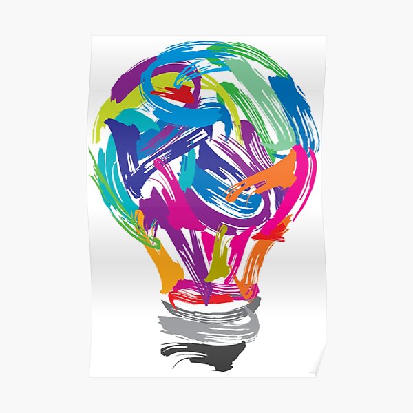 Light Bulb Posters | Redbubble