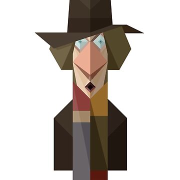 "Doctor Who - The 4th Doctor" Sticker for Sale by jkimbot | Redbubble