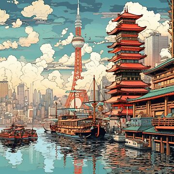 "Discover the Beauty of Tokyo with this Traditional Japanese Art ...