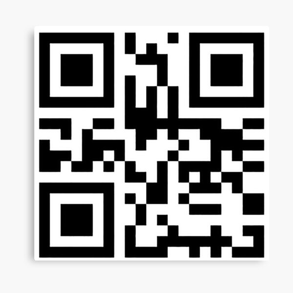 Qr Scan Canvas Prints | Redbubble