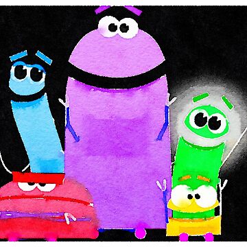 "Storybots" Sticker for Sale by ogironham | Redbubble