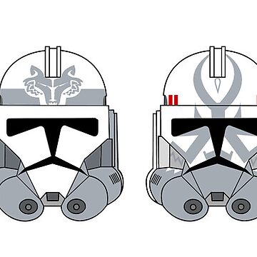 "104th Clone Helmets" Sticker for Sale by IB-0525 | Redbubble