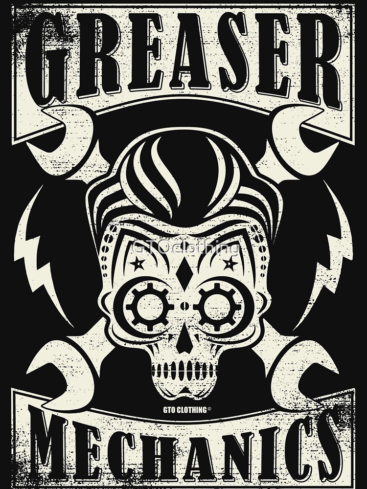 "Rockabilly Greaser Mechanics Vintage Design" T-shirt for Sale by ...