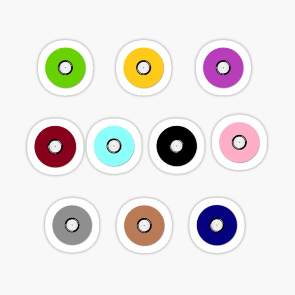 "Taylor Swift Eras Records Sticker Sheet" Sticker for Sale by ampulliam | Redbubble