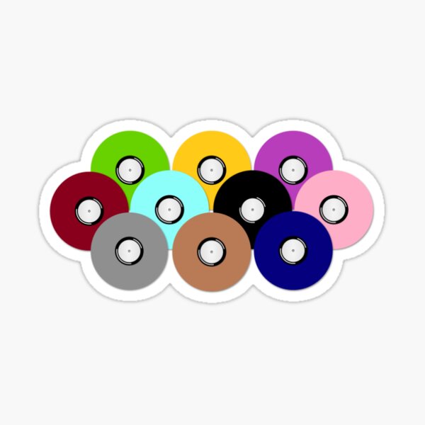"Taylor Swift Eras Records" Sticker for Sale by ampulliam | Redbubble