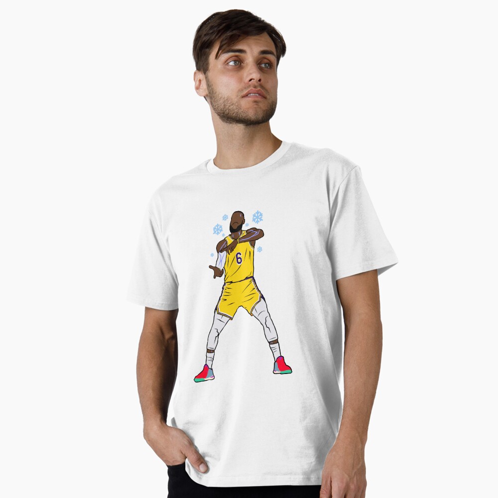 "LeBron James Ice In My Veins" Sticker for Sale by RatTrapTees | Redbubble