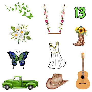 "Taylor Swift Debut Sticker Sheet" Sticker for Sale by ampulliam ...