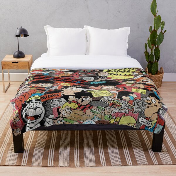 "Beano 2" Throw Blanket for Sale by surfwest | Redbubble