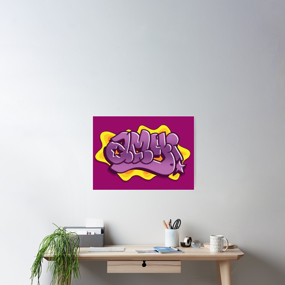 "Amy Name Graffiti" Poster for Sale by NameGraffiti | Redbubble