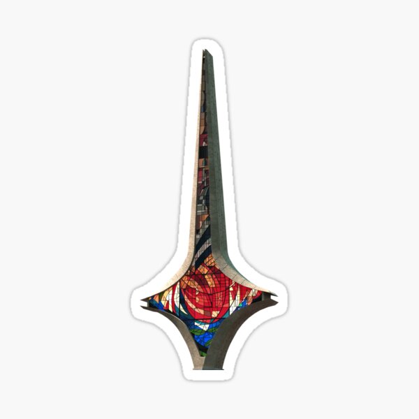 "Damascene Sword Monument | نصب السيف الدمشقي, دمشق, سوريا" Sticker for ...