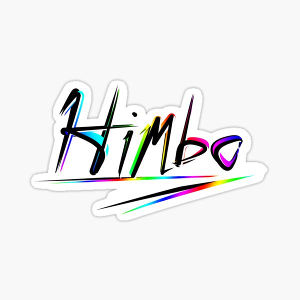 "Himbo" Sticker for Sale by KingKiPeaches | Redbubble
