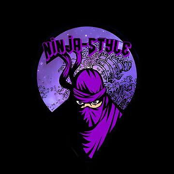 "Purple Ninja Style Logo" Sticker by Ninja-Style | Redbubble