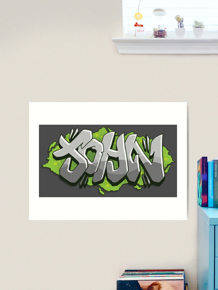 John In Graffiti Letters