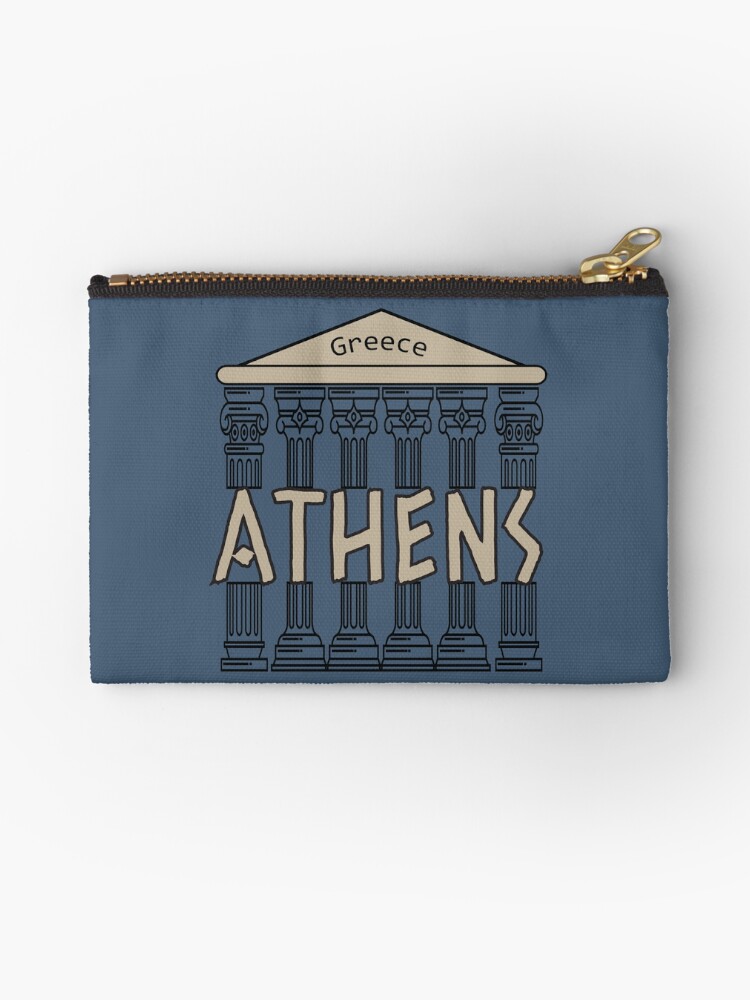 Athens greece travel souvenir city Zipper Pouch