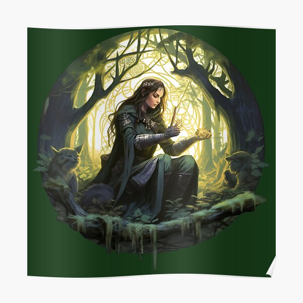 "Druid" Poster for Sale by natural-20s | Redbubble