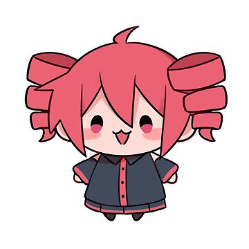 "UTAU - Kasane Teto" Sticker by Chuu000 | Redbubble