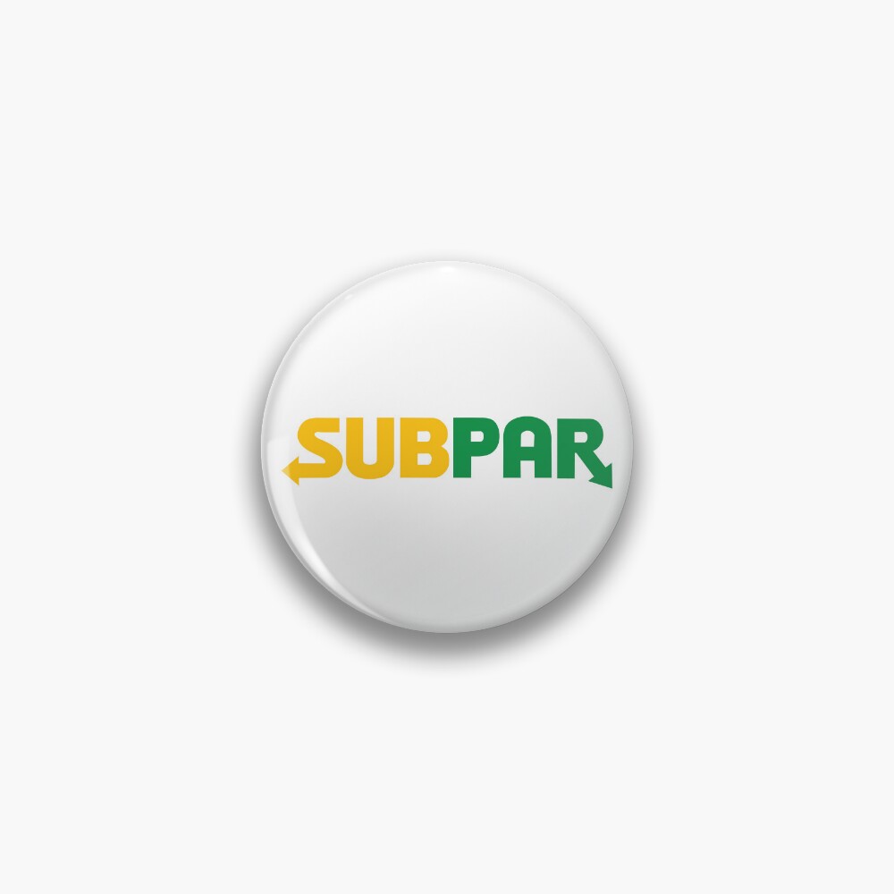 "Subpar" Sticker for Sale by kristin76e | Redbubble