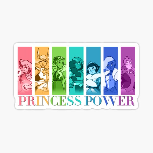 "Prinzessin Power" Sticker von VERONlCA | Redbubble