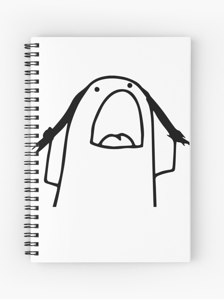 "Flork screaming and pulling hair meme" Journal for Sale by onlyheba ...