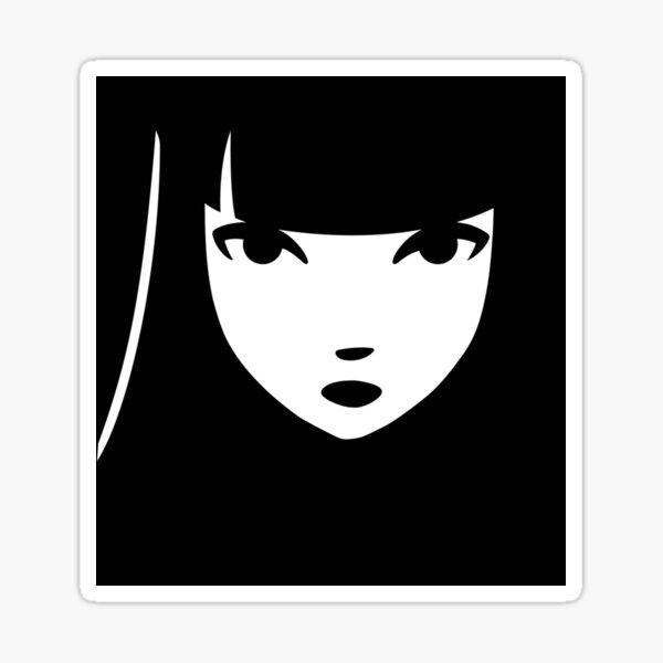 "Emily the Strange Emily" Sticker for Sale by VelvaBrue | Redbubble