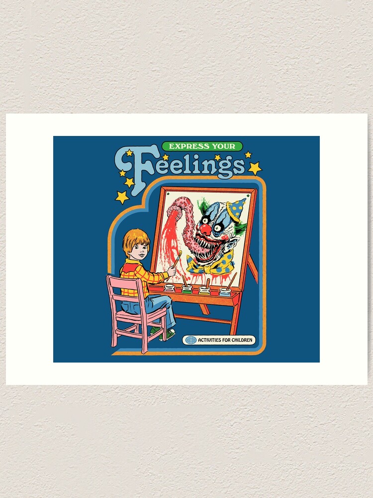"Express Your Feelings" Art Print for Sale by Steven Rhodes | Redbubble