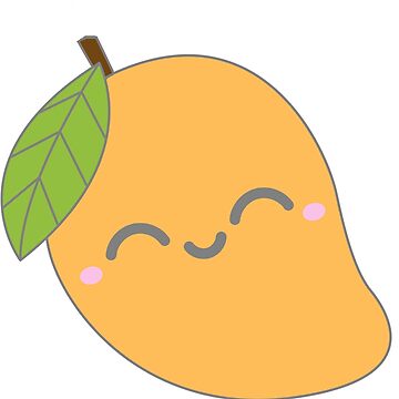 "Cute Kawaii Mango" Sticker for Sale by Ami-Ami | Redbubble