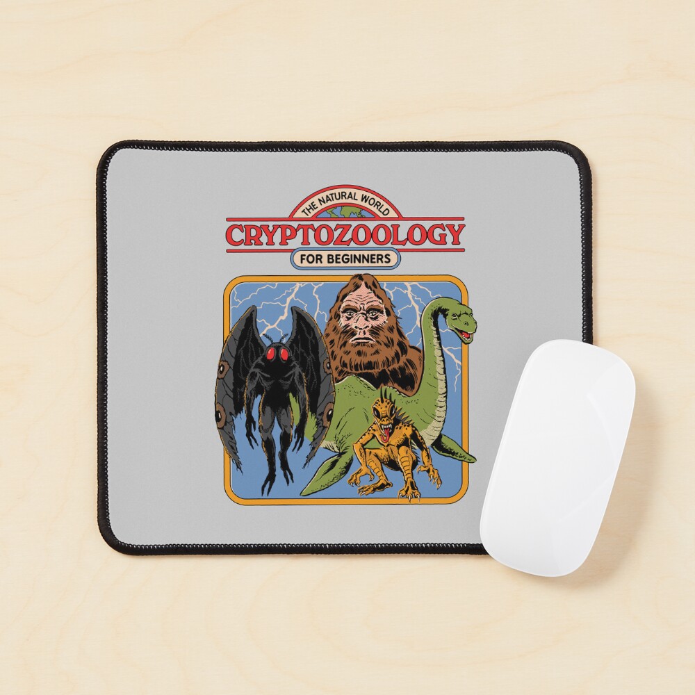 "Cryptozoology For Beginners" Pin for Sale by stevenrhodes | Redbubble