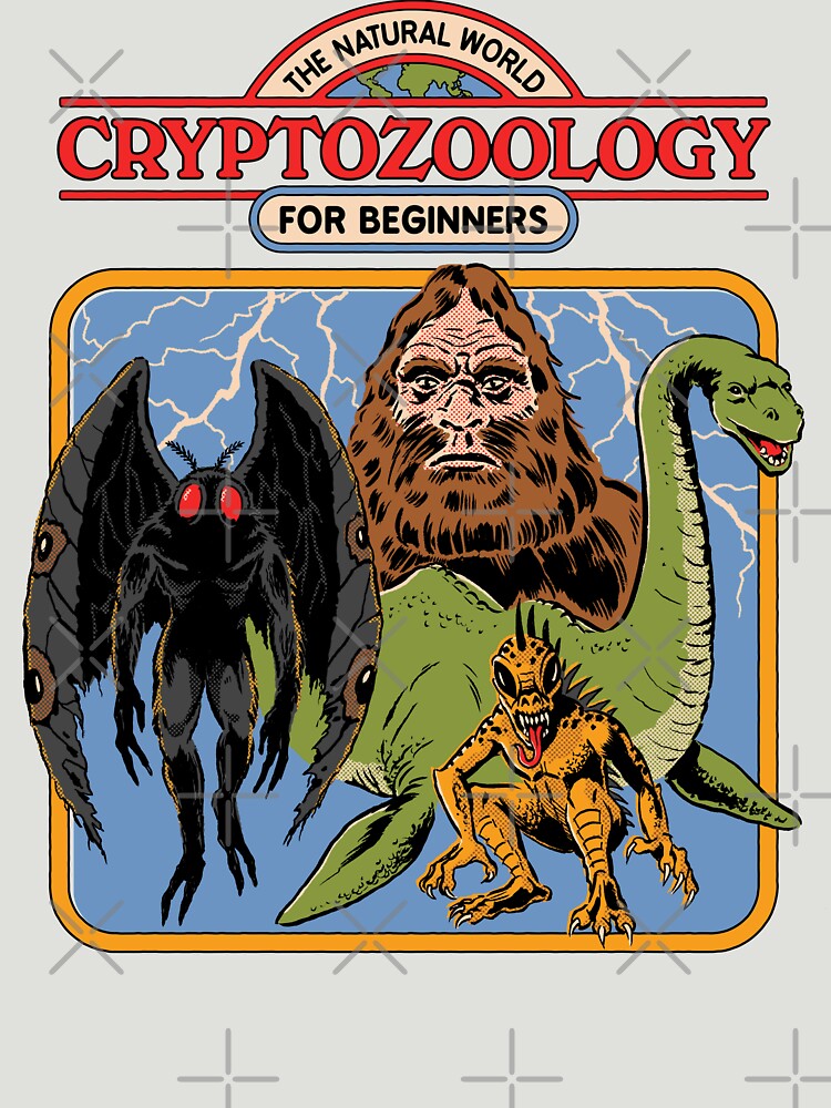 "Cryptozoology For Beginners" Essential T-Shirt for Sale by stevenrhodes | Redbubble