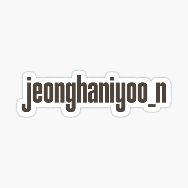 "SEVENTEEN jeonghan Kpop member " Sticker for Sale by Melszx | Redbubble