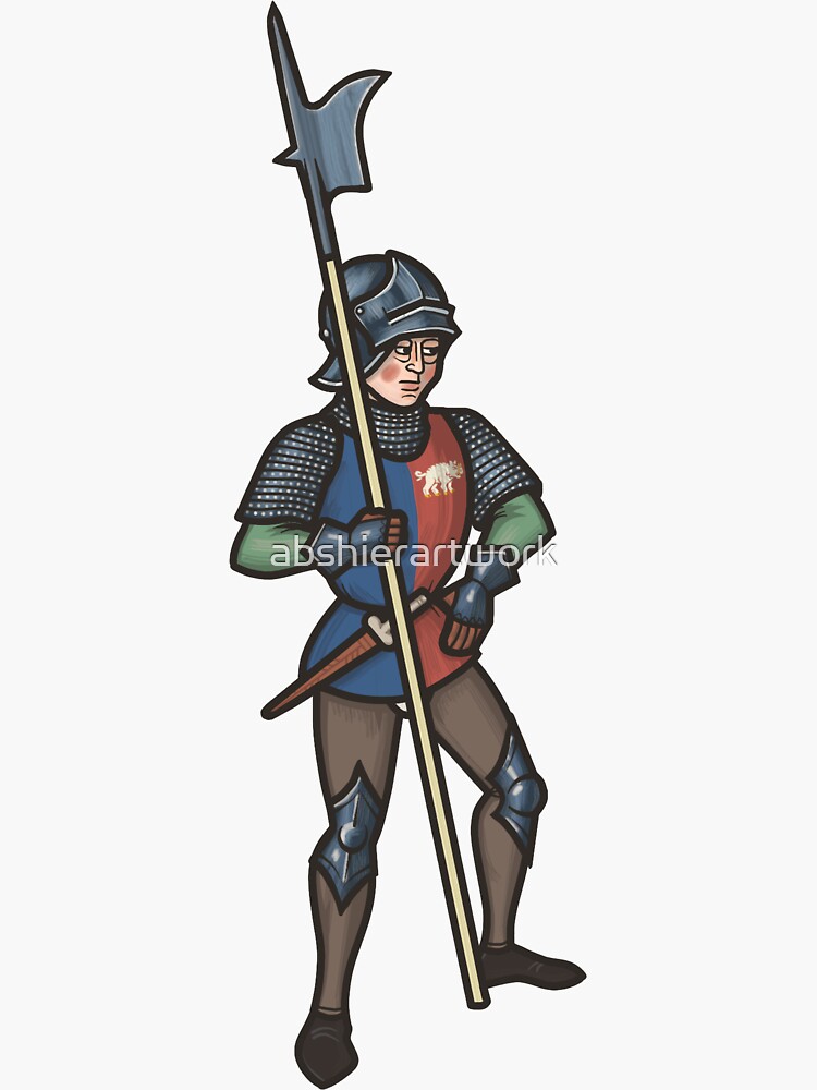 "Yorkist Billman" Sticker for Sale by abshierartwork | Redbubble