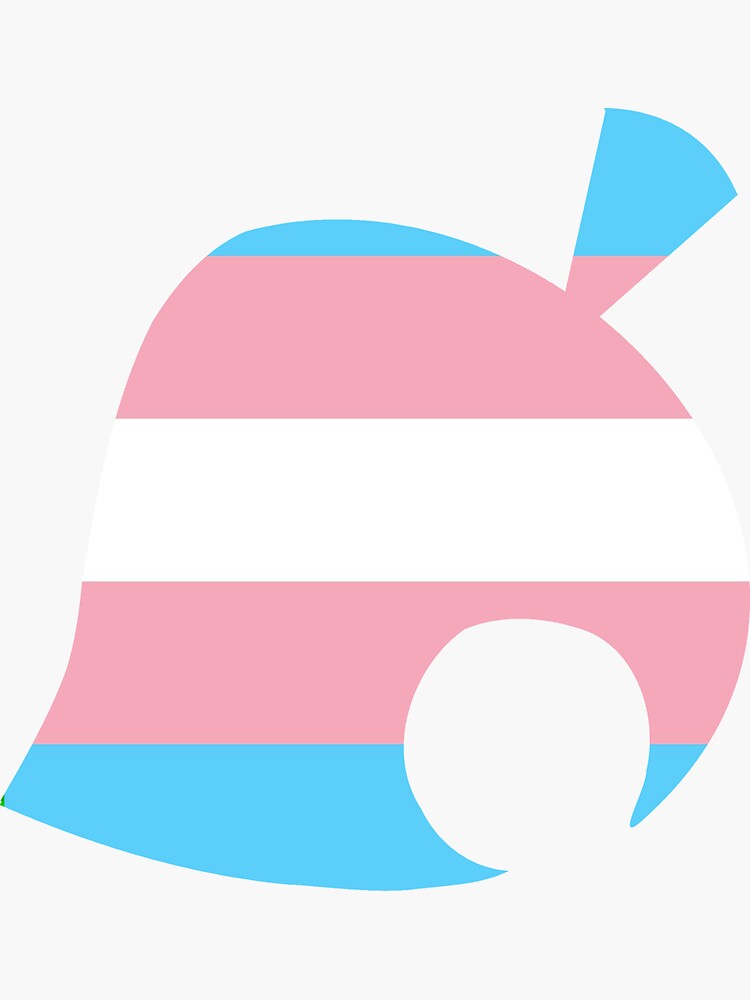 "Trans Flag Leaf" Sticker for Sale by rottenclickers | Redbubble