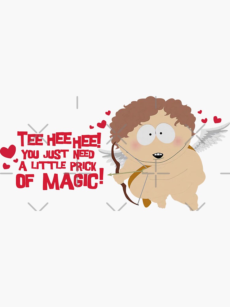 "SOUTH PARK CARTMAN CUPID" Sticker for Sale by DemmeJarvia | Redbubble