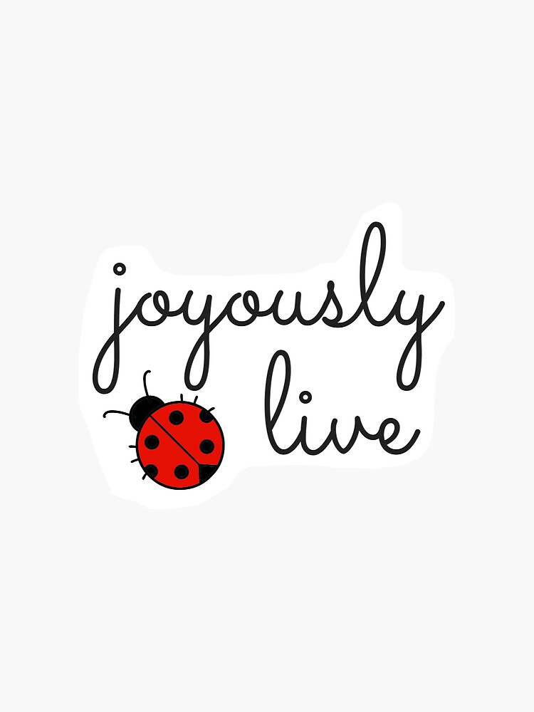 "Joyously Live- ASA" Sticker for Sale by vmiro | Redbubble