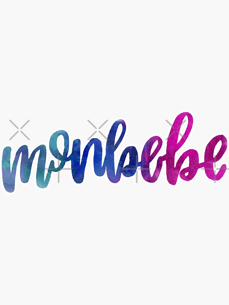 "Monbebe" Sticker for Sale by maryannf | Redbubble