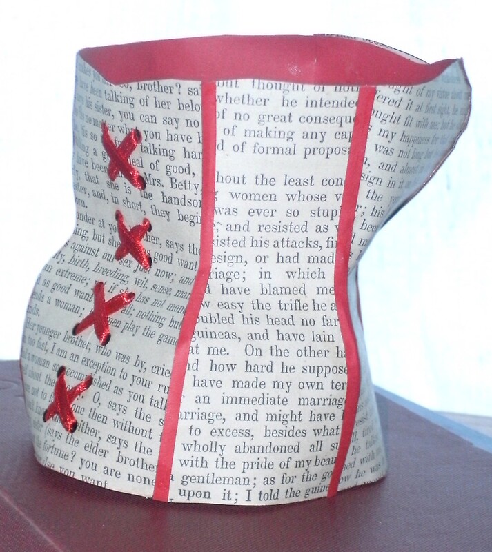 "Scarlet Woman Moll Flanders paper sculpture" by Vanessa Heaton | Redbubble