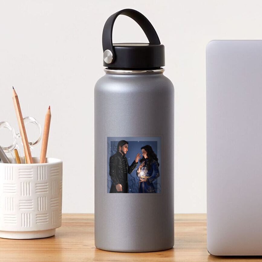 "Alina Starkov and the Darkling from Shadow and Bone" Sticker by ...
