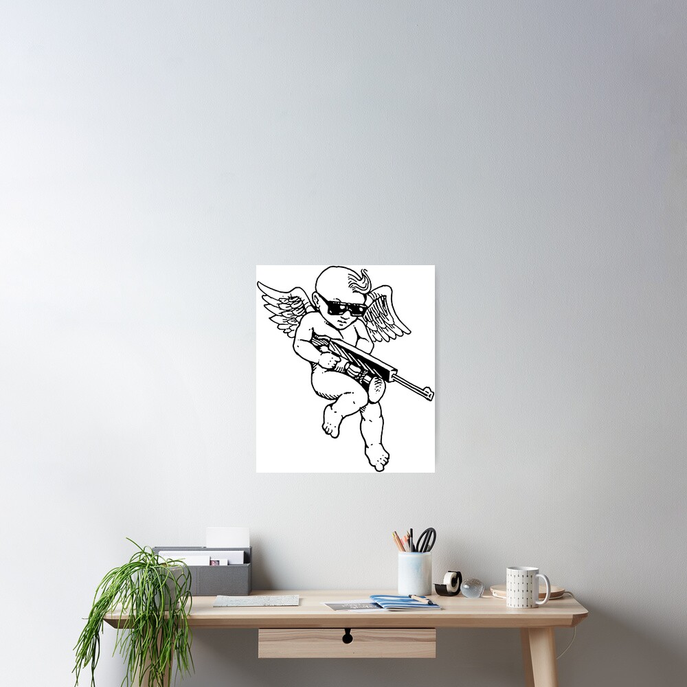 "Bad Cupid" Poster by MikesTeez | Redbubble