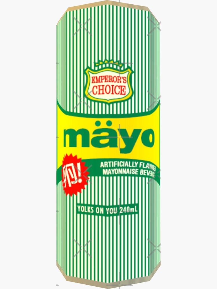 "mäyo - Artificially Flavoured Mayonnaise Beverage Can" Sticker for ...