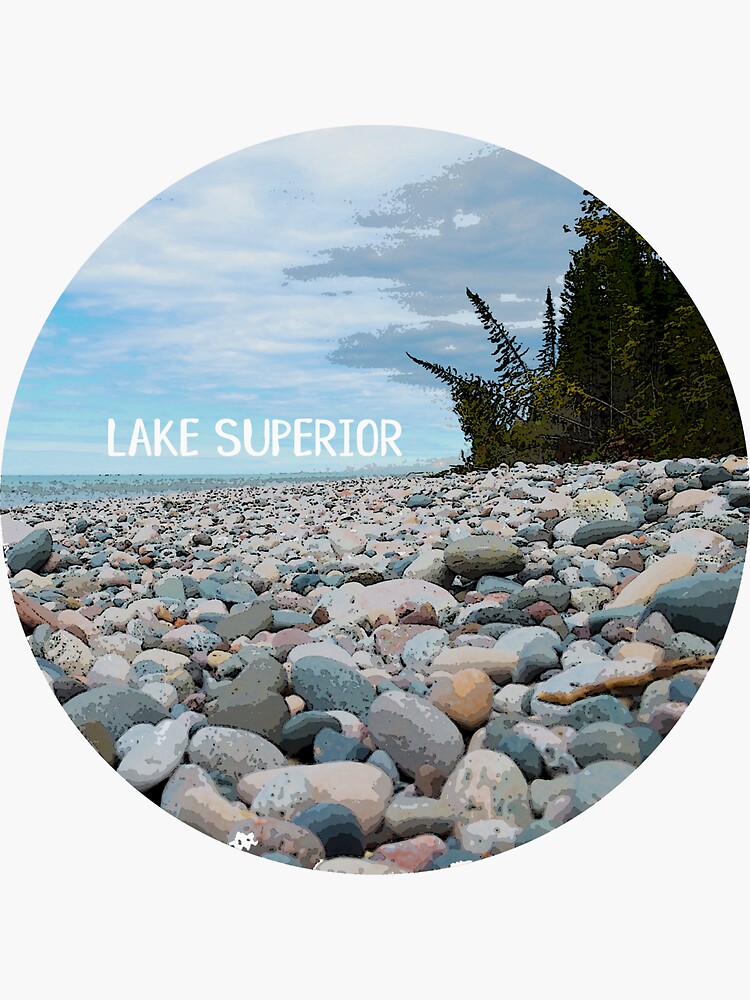 "Lake Superior" Sticker for Sale by brookenich05 | Redbubble