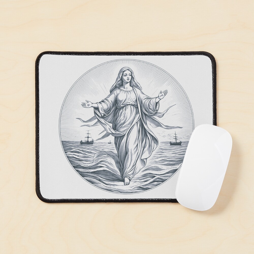 "Maria Stella Maris" Sticker for Sale by Beltschazar | Redbubble
