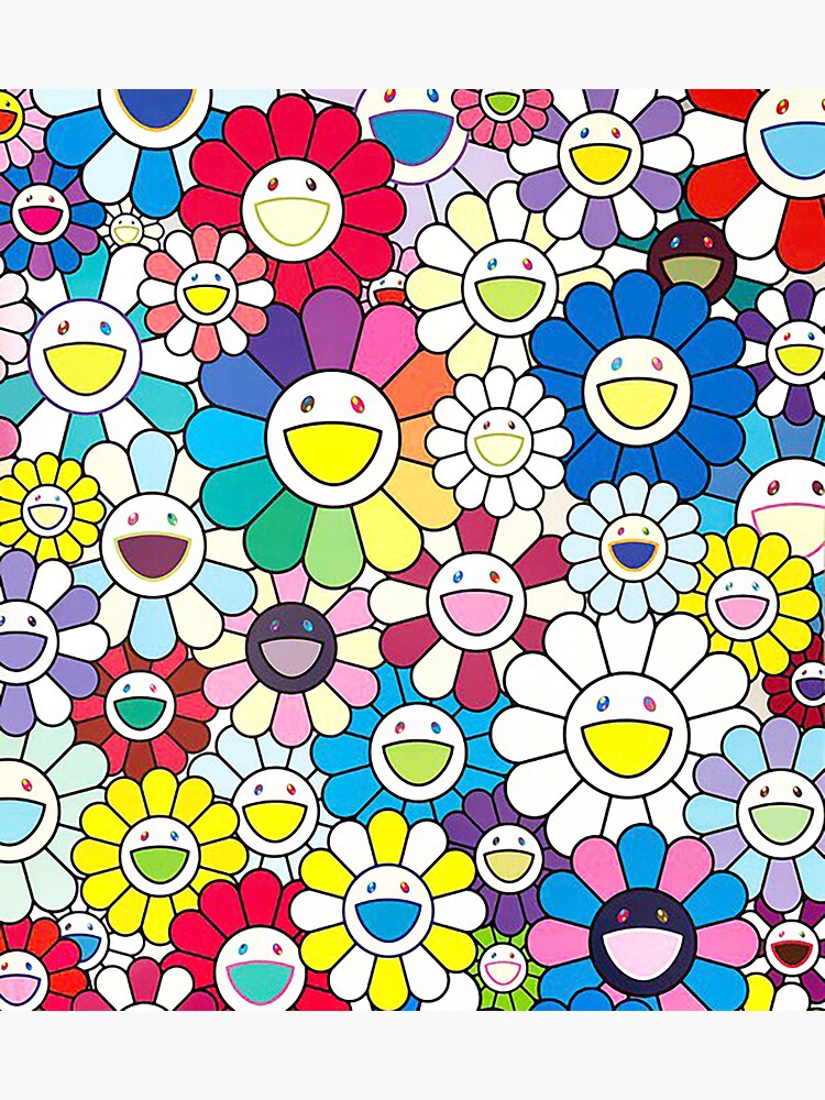 "Rainbow flower" Sticker for Sale by sayaribuana | Redbubble