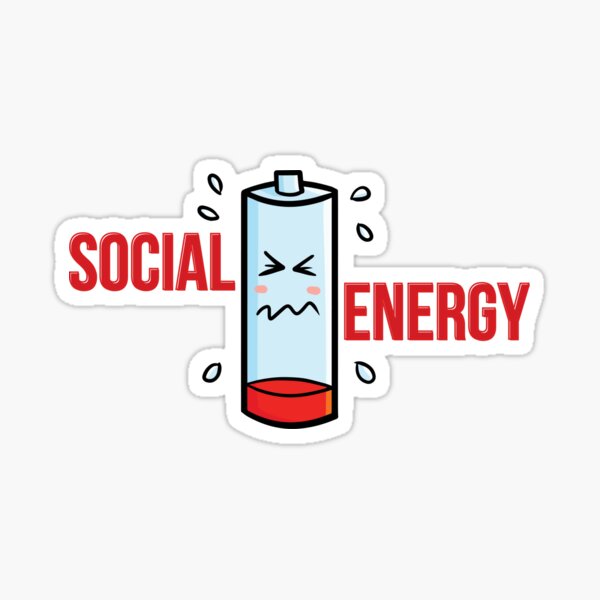 "Social Energy,Social,Energy,Energy Social" Sticker for Sale by Fine ...