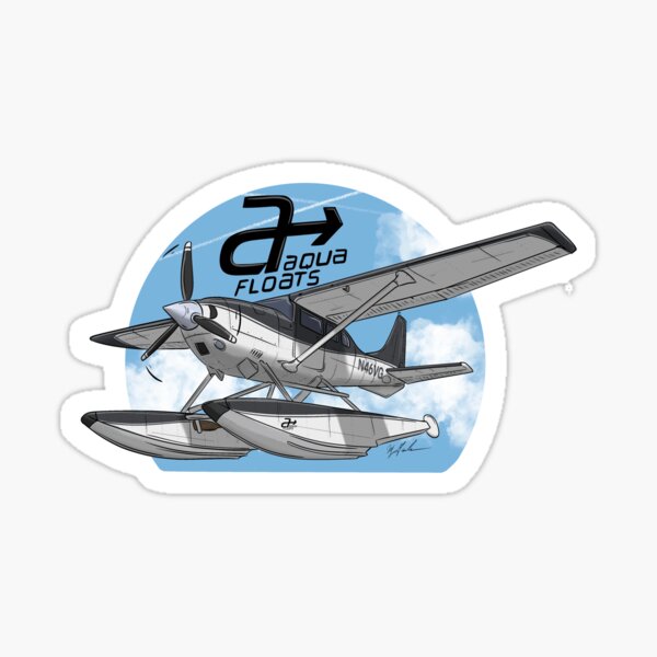 "Aqua Floats Logo" Sticker for Sale by Michael Garber | Redbubble