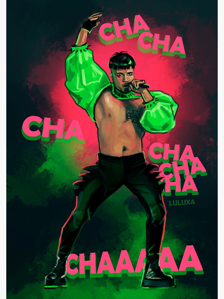 "cha cha cha" Sticker for Sale by luluxa | Redbubble