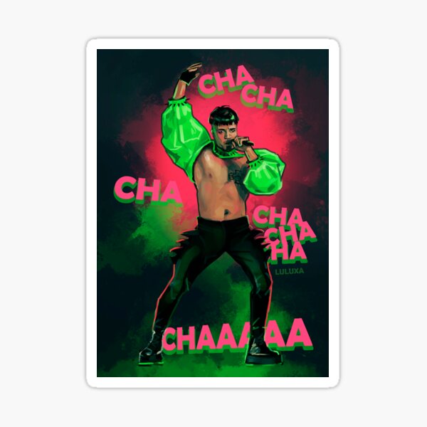 "cha cha cha" Sticker for Sale by luluxa | Redbubble