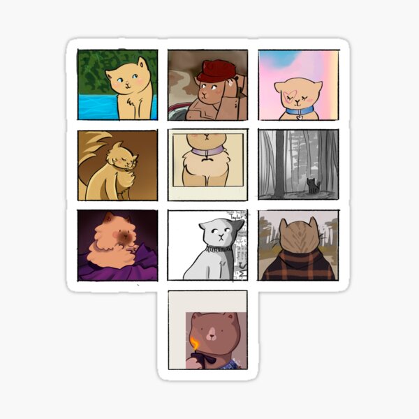 "Taylor Swift (cat version) (sntv)" Sticker for Sale by paintdaylight ...