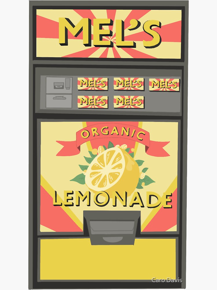 "Mel's Lemonade" Sticker for Sale by Caro Davis | Redbubble