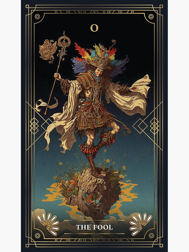The Fool Tarot Card Major Arcana Premium Matte Vertical Poster sold by Chris Kelly | SKU ...